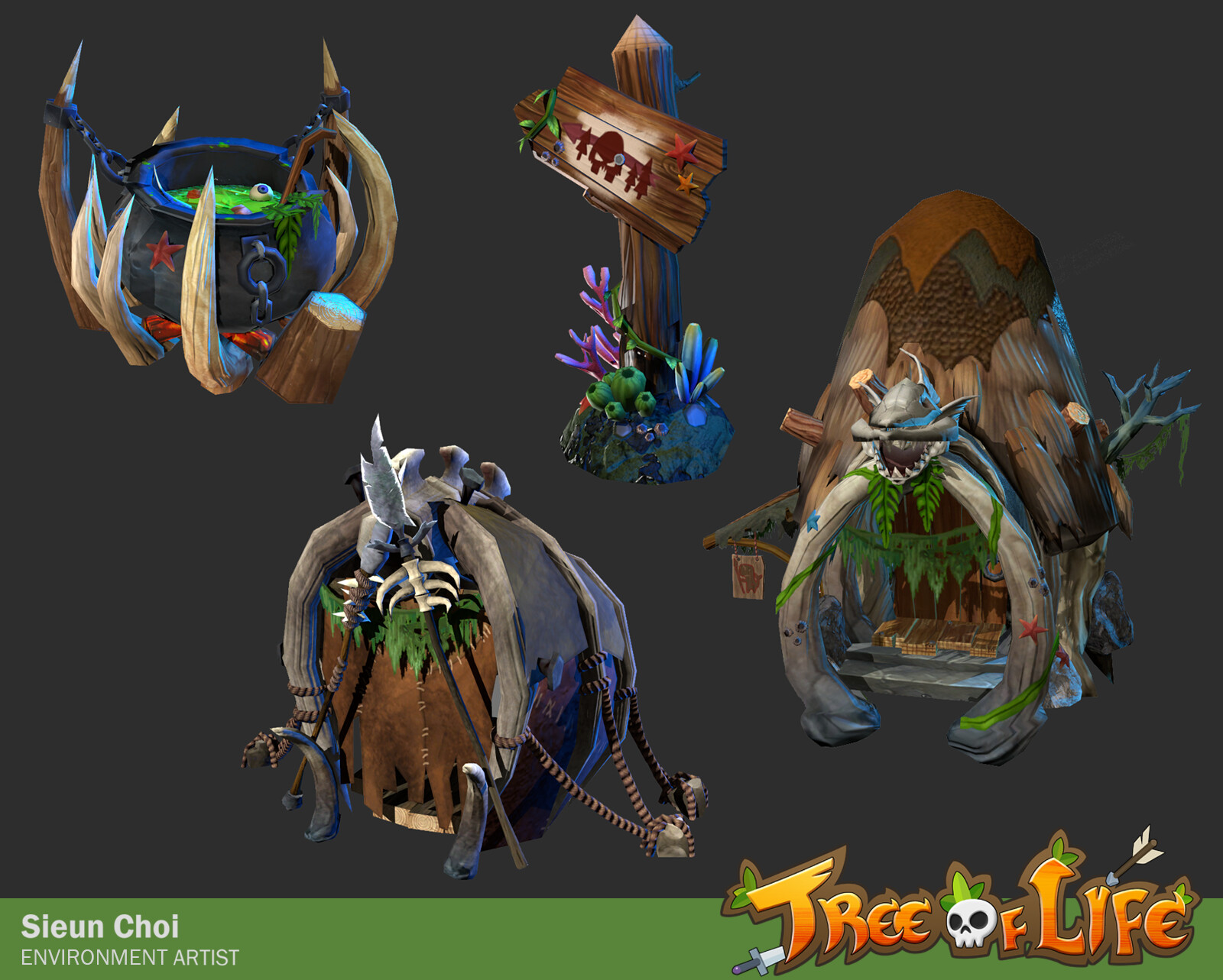 ArtStation - [TOL]monster village props