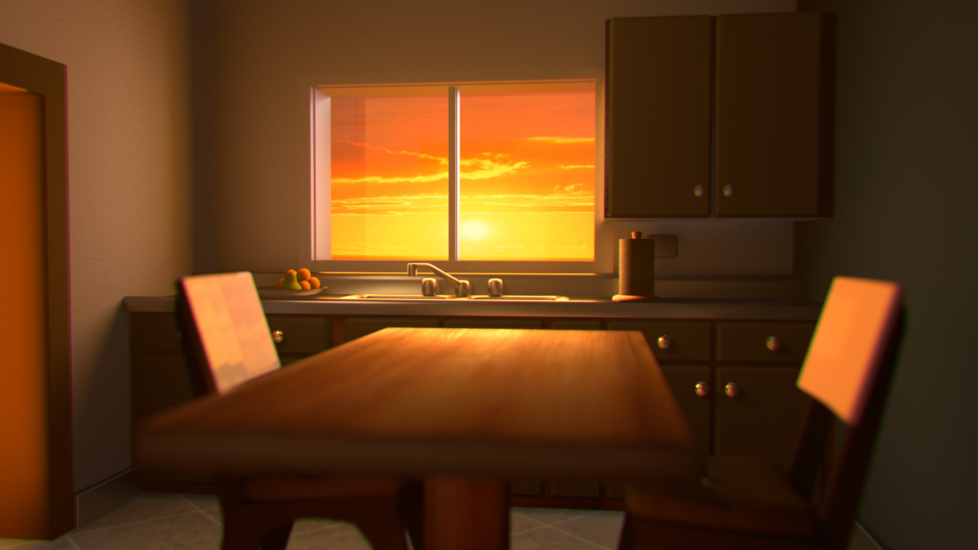 ArtStation - PRACTICE LIGHTING | ROOM