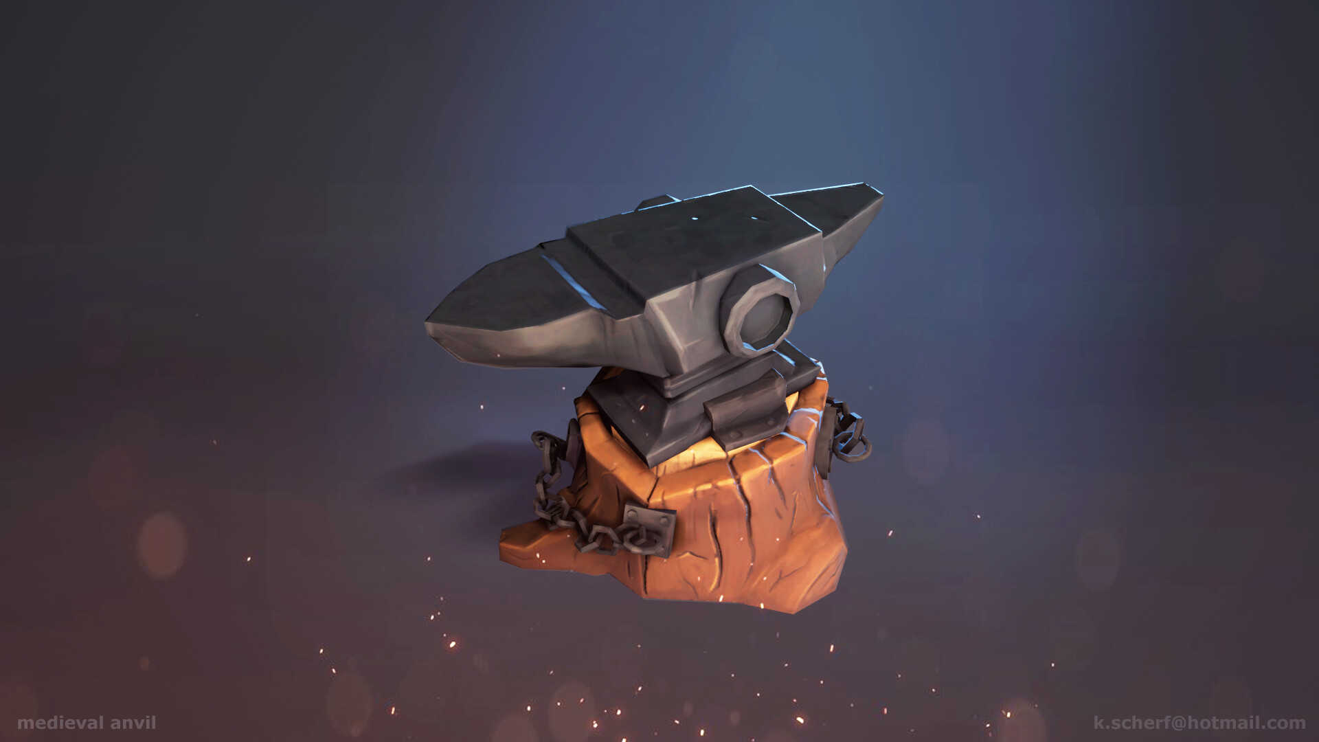 Katharina Scherf - Medieval anvil