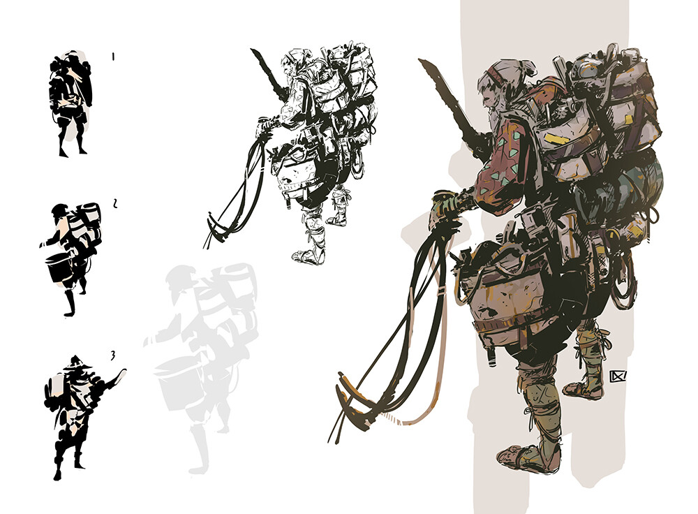 ArtStation - Character Thumbnails and Sketches