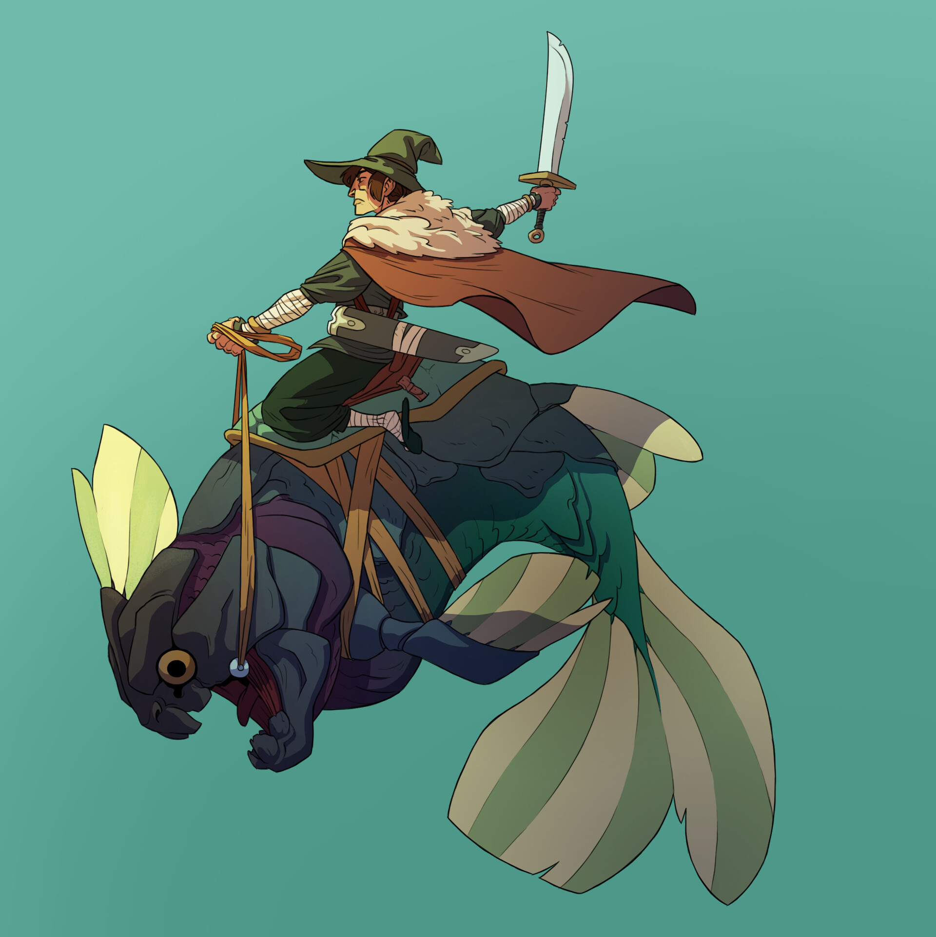 ArtStation - The Fish Knight