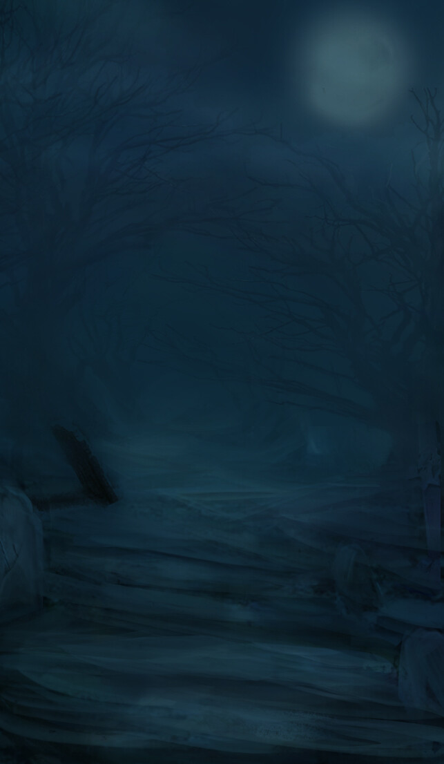 ArtStation - Moonlight path