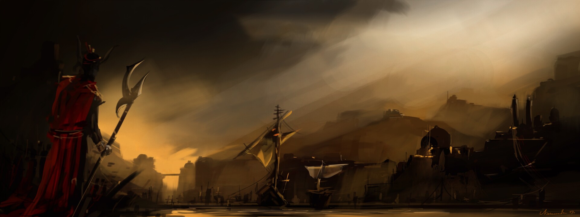 ArtStation - Golden light