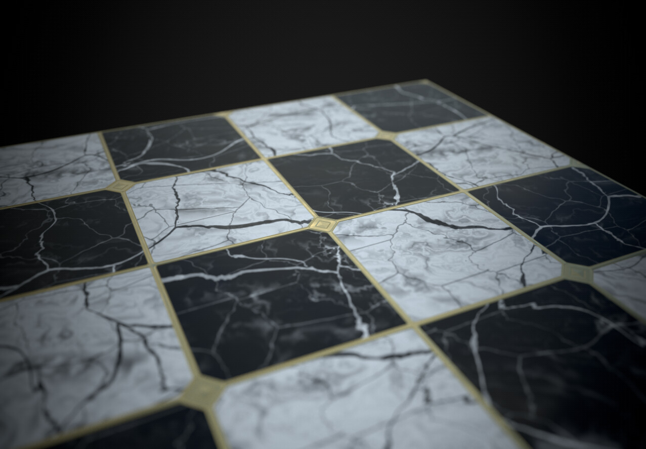 ArtStation - Some Mable Tile Flooring