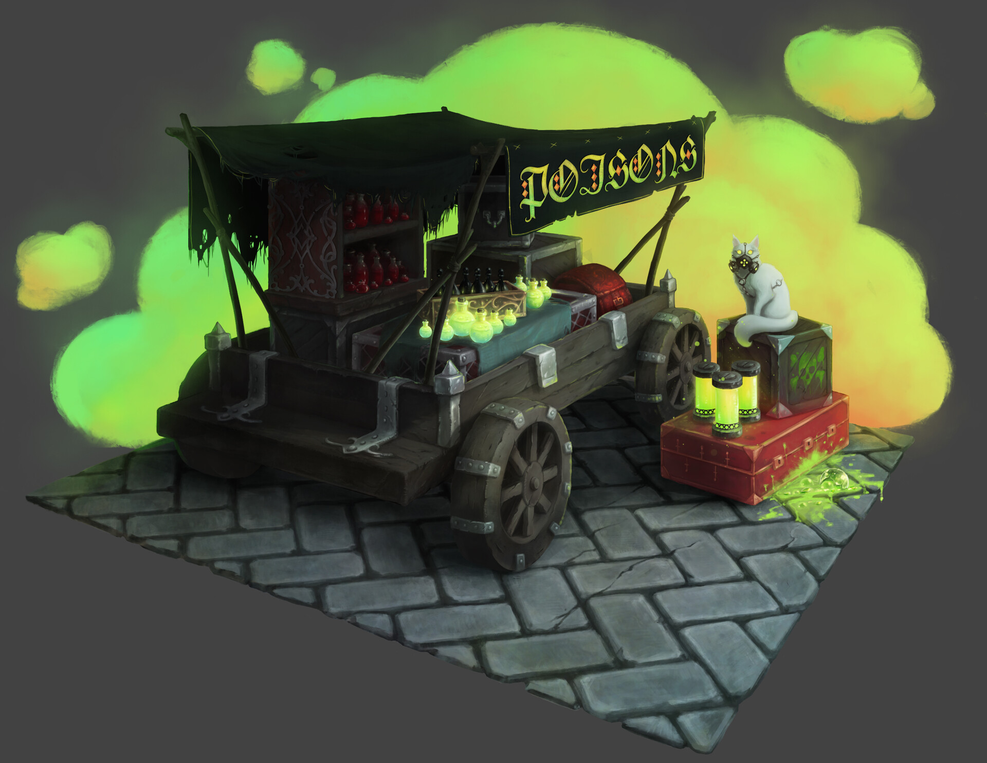 ArtStation - Poison's shop