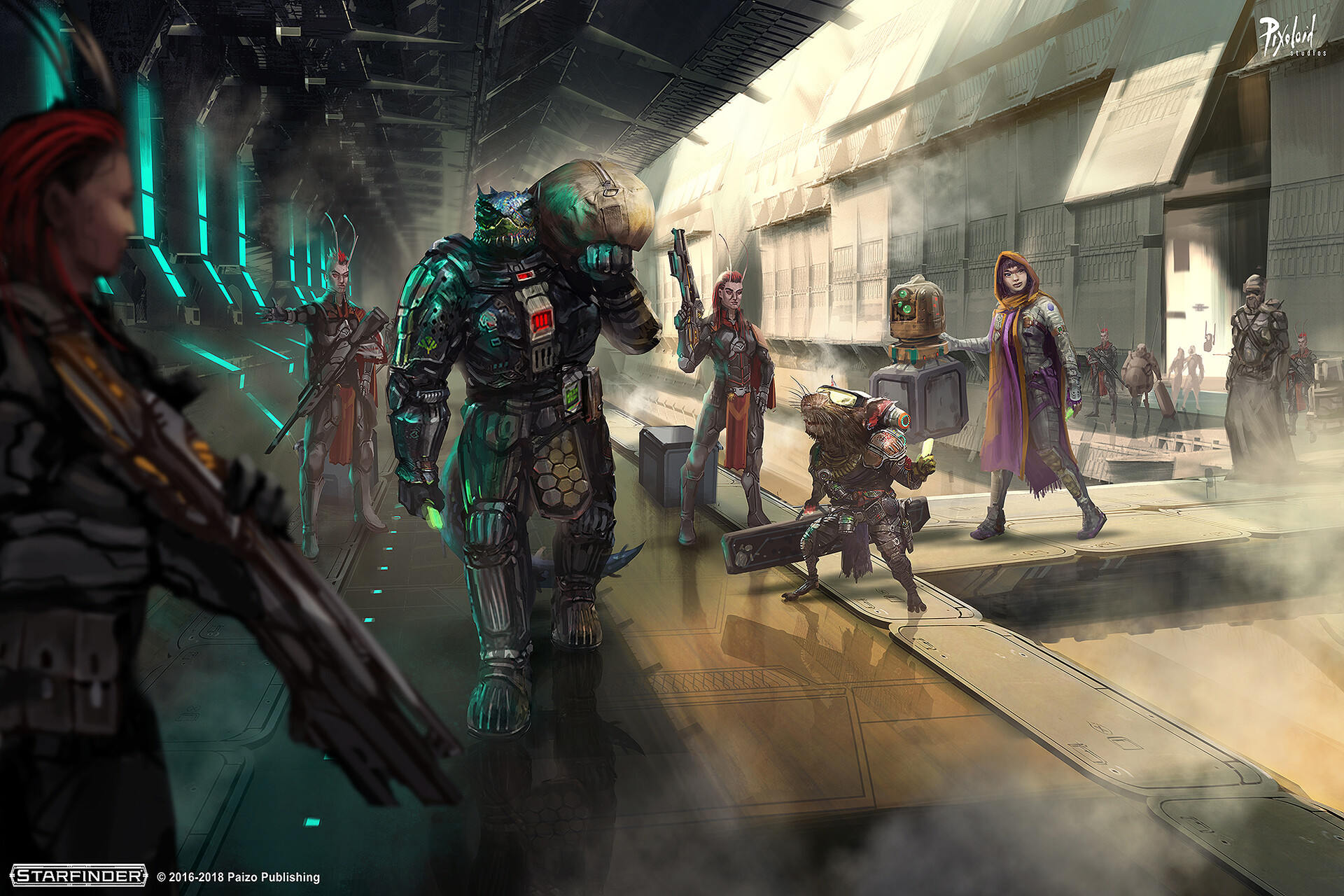 ArtStation - Starfinder illustration