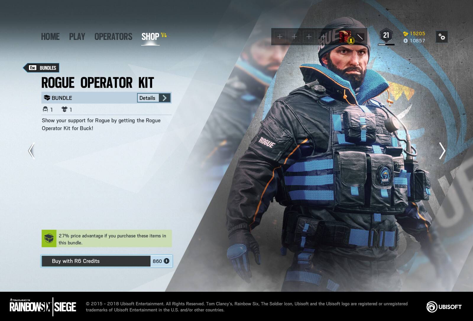 Andrii Shafetov - Portfolio - Tom Clancy's 'Rainbow Six Siege' - User ...