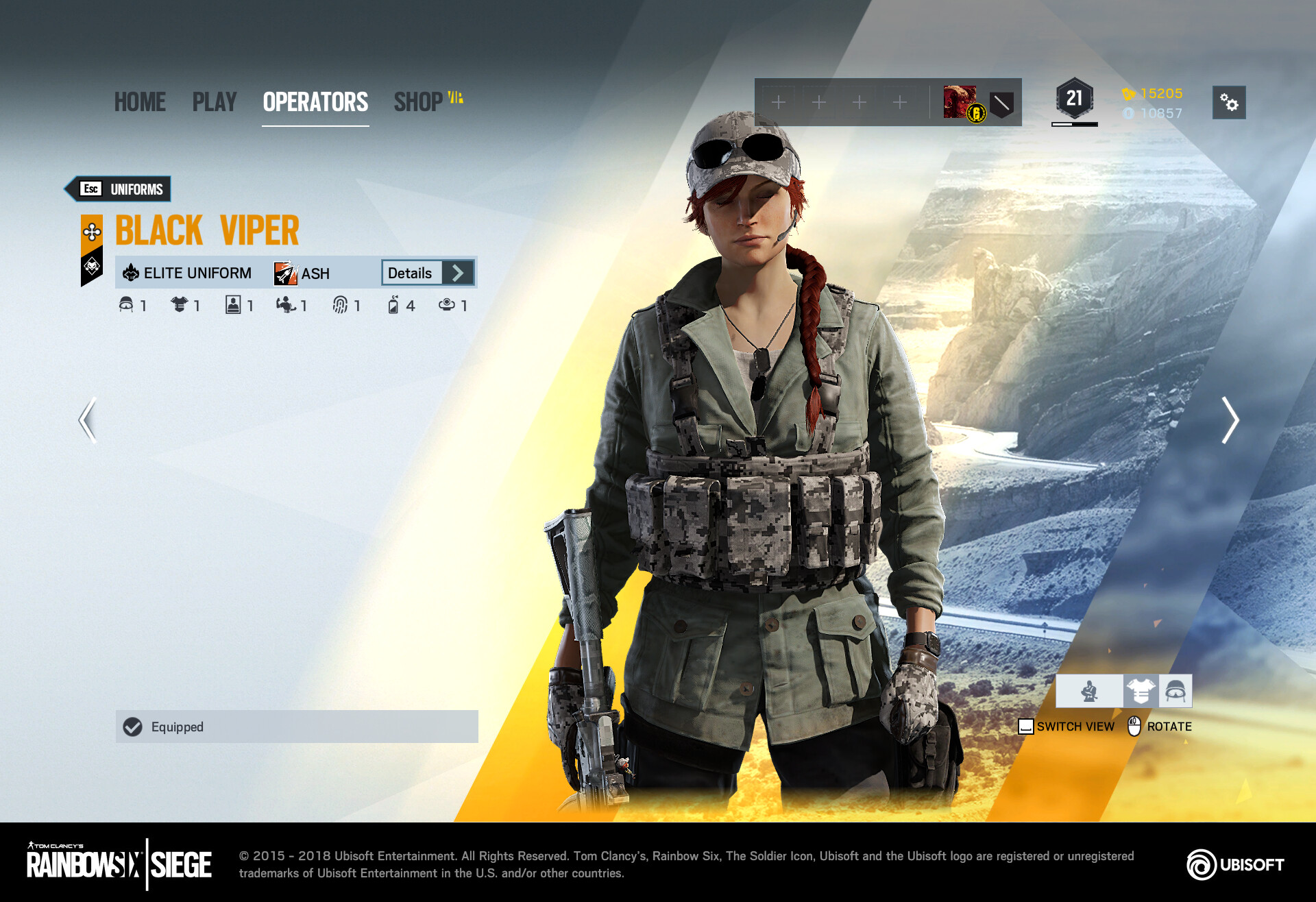 Andrii Shafetov - Portfolio - Y3S1-Y3S4 Tom Clancy's 'Rainbow Six Siege ...