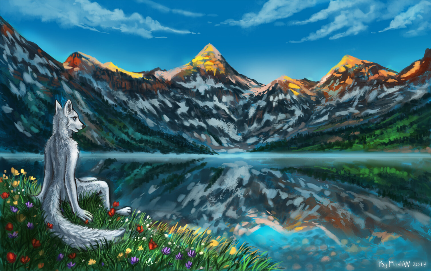 ArtStation - Mountain view