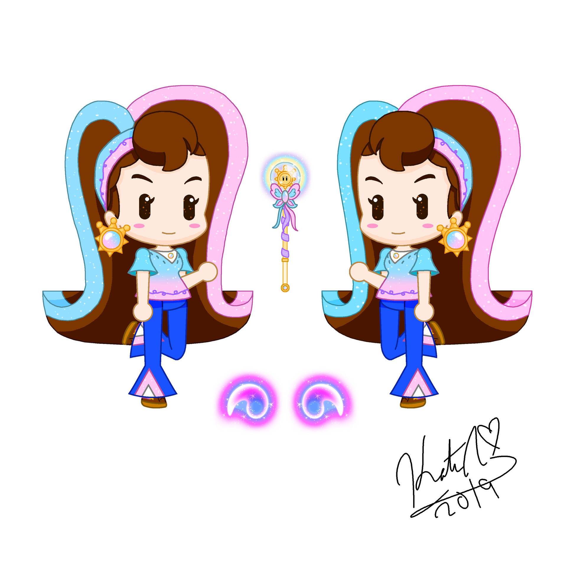 ArtStation - Danielle Corona Platformer Game: Danielle Character ...