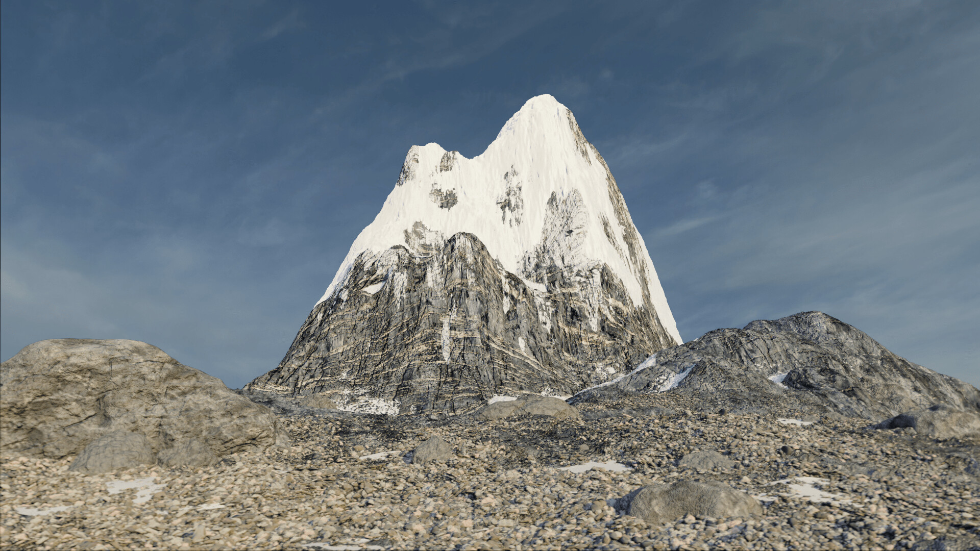 ArtStation - Fictional mountain