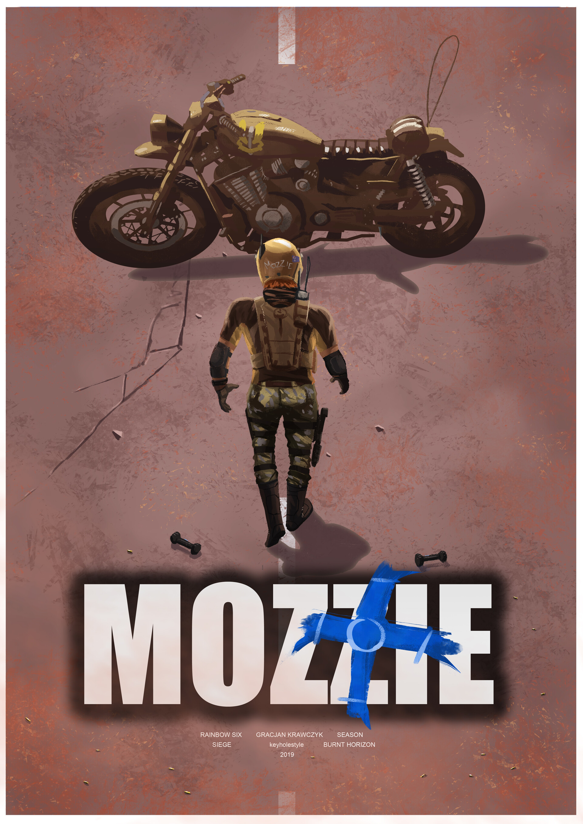 ArtStation - MOZZIE rainbow six siege , Gracjan Krawczyk