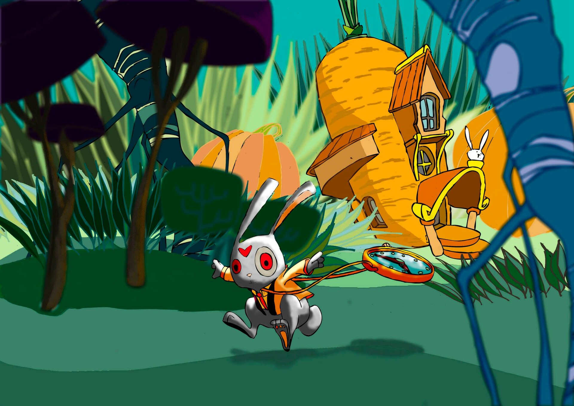 ArtStation - conejo de Alicia