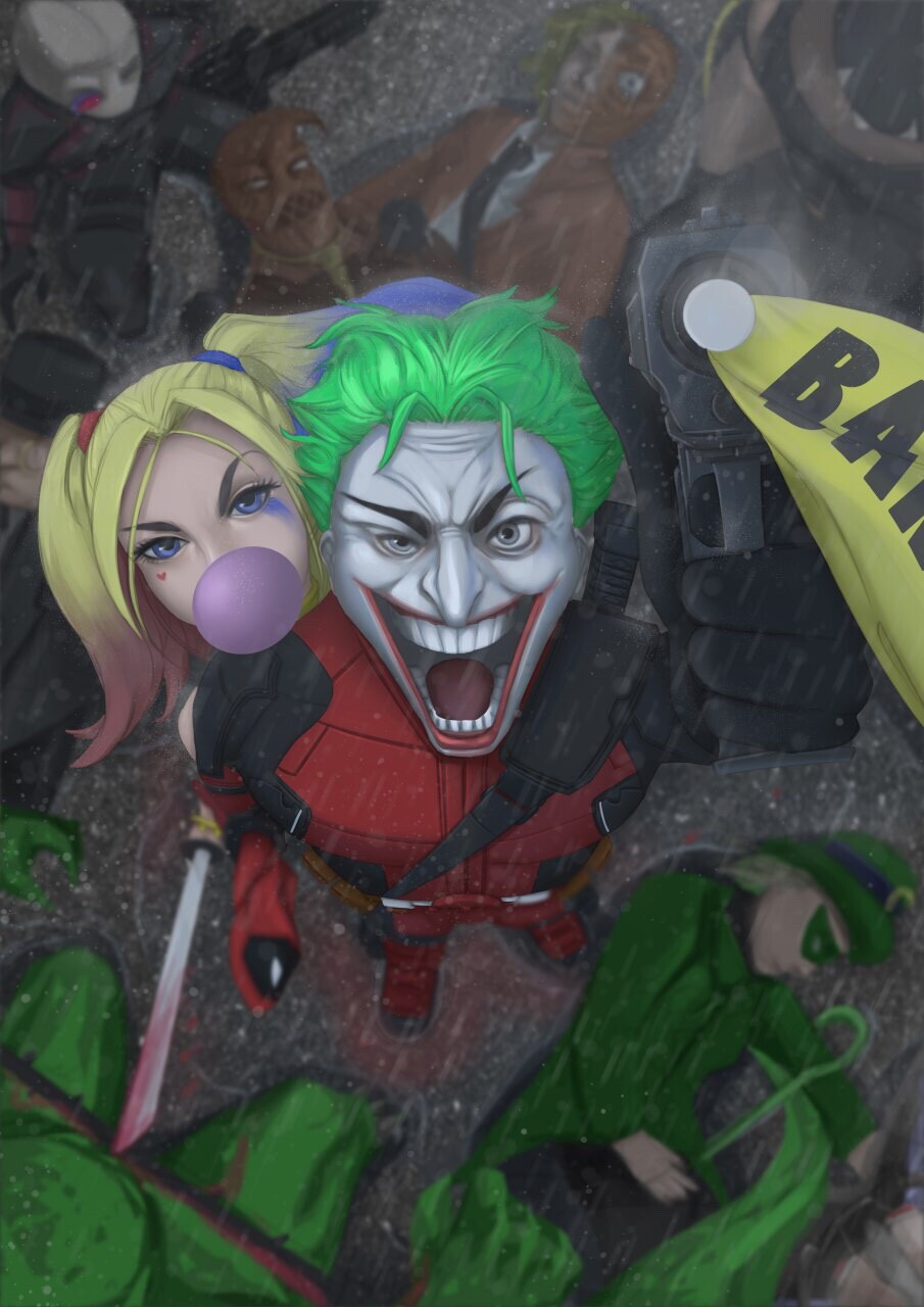 ArtStation - Joker x Deadpool