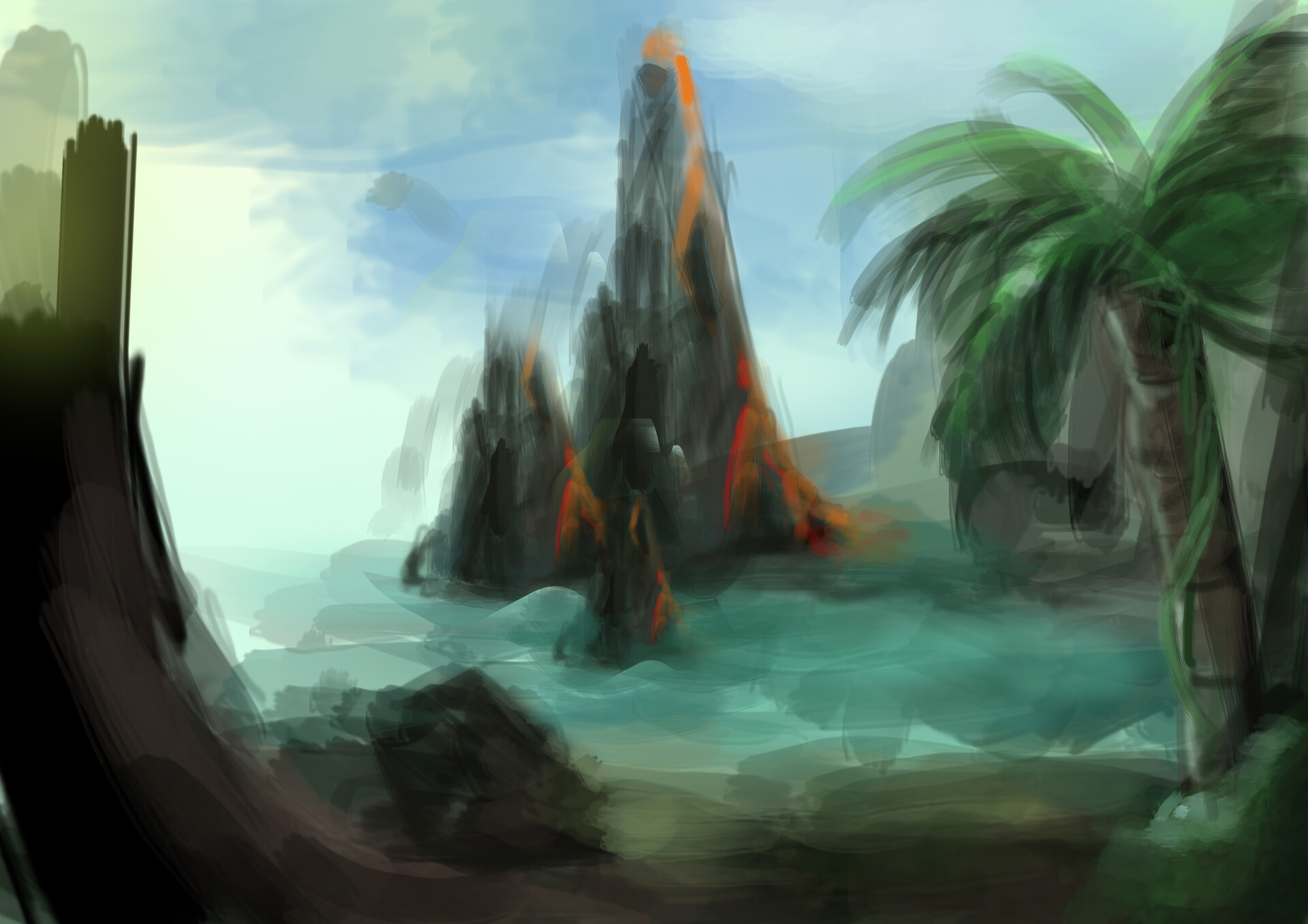 ArtStation - Tropical Concept Art