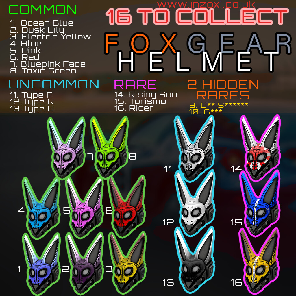 ArtStation - Foxgear Helmets