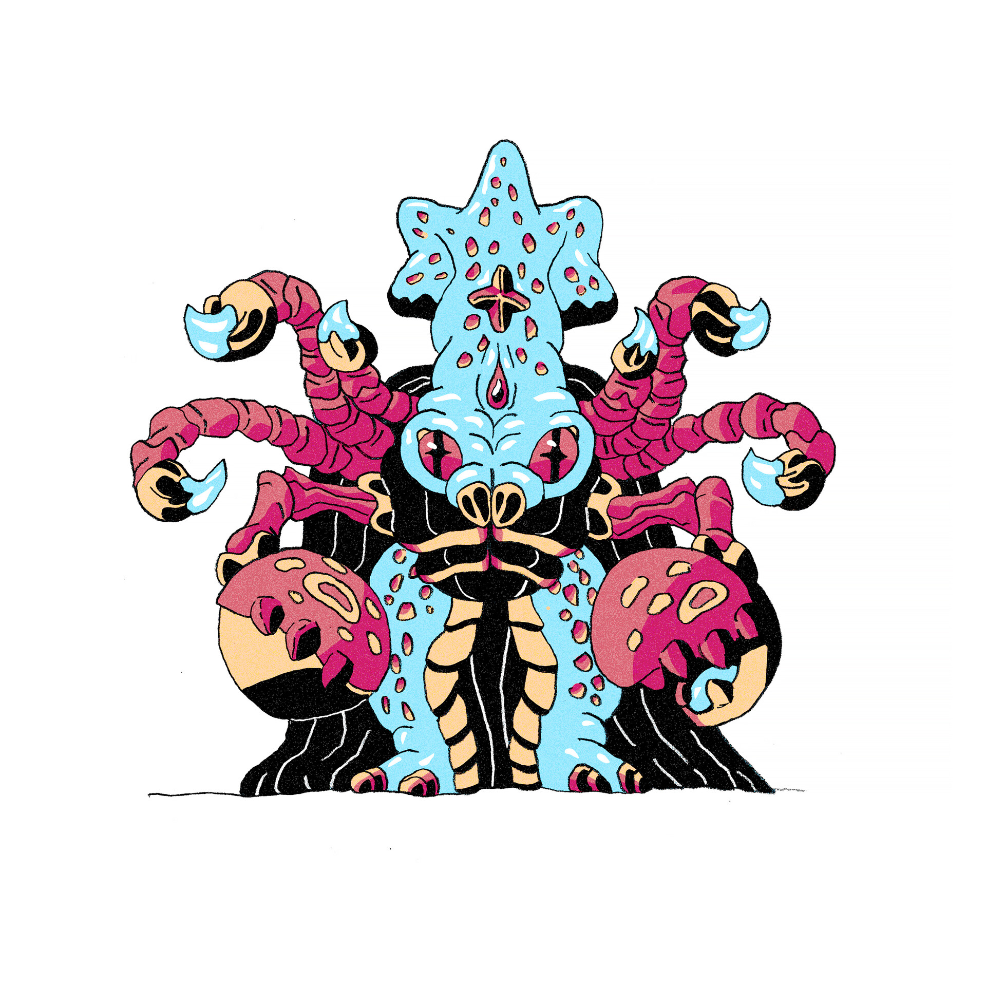 ArtStation - Scorpion Squid Wizard (With Full Process Video)