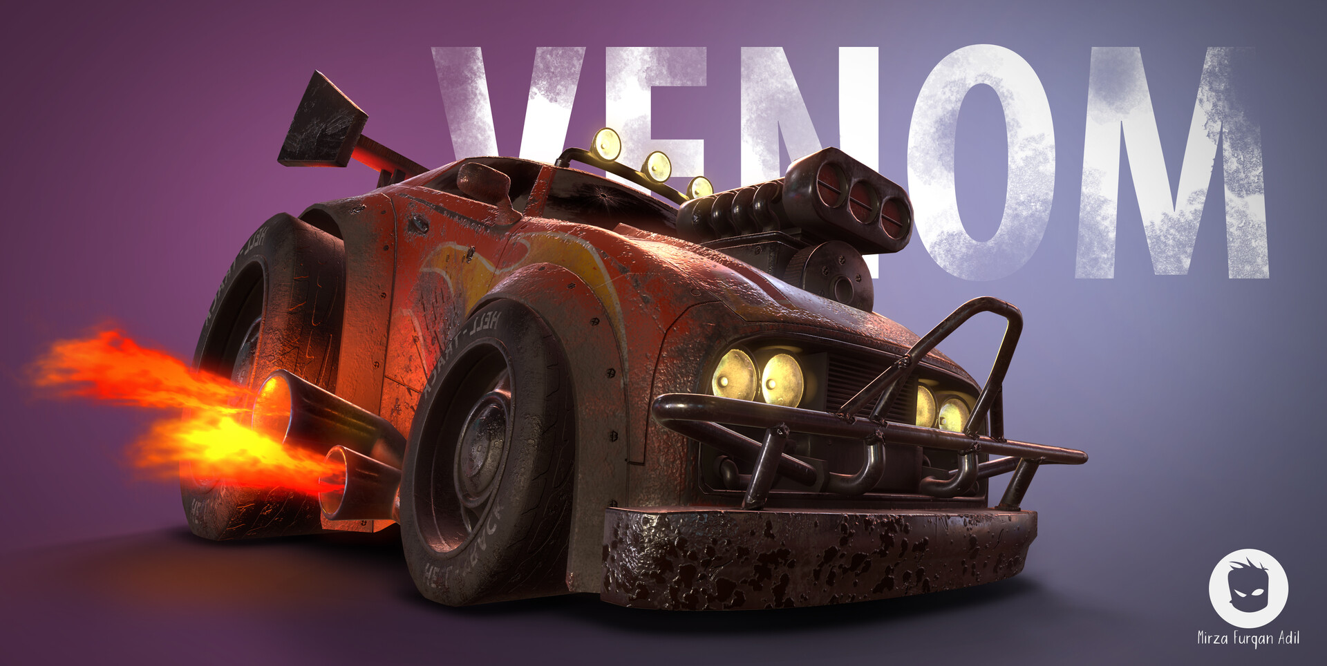 ArtStation - Venom Muscle Car