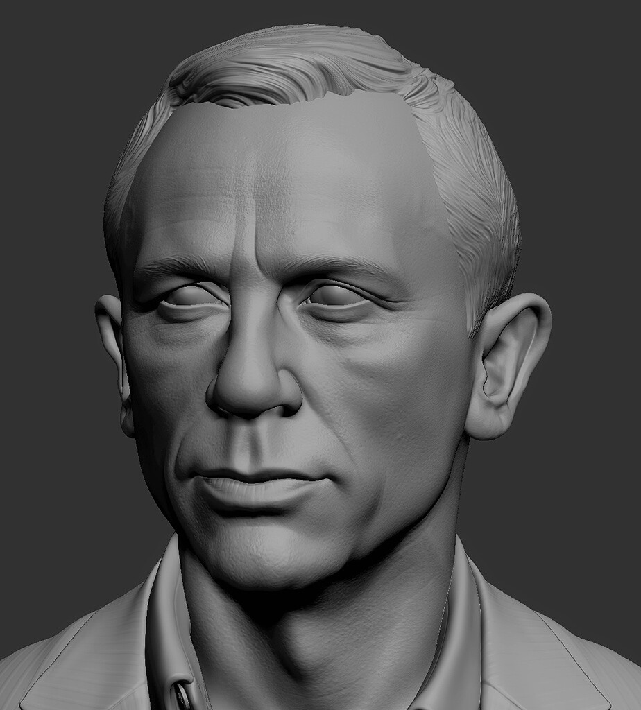 Darren Pattenden - Daniel Craig as 007 bust