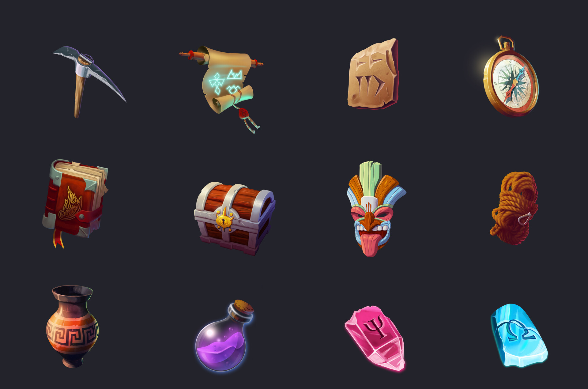 ArtStation - Icons study