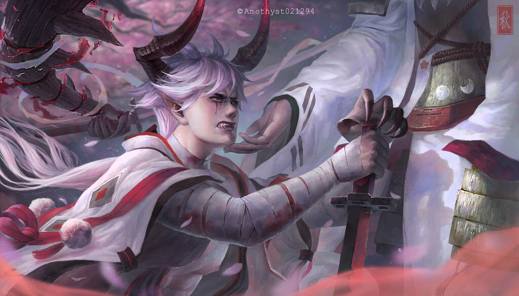 ArtStation - [Onmyoji Game] Onikiri Fanart