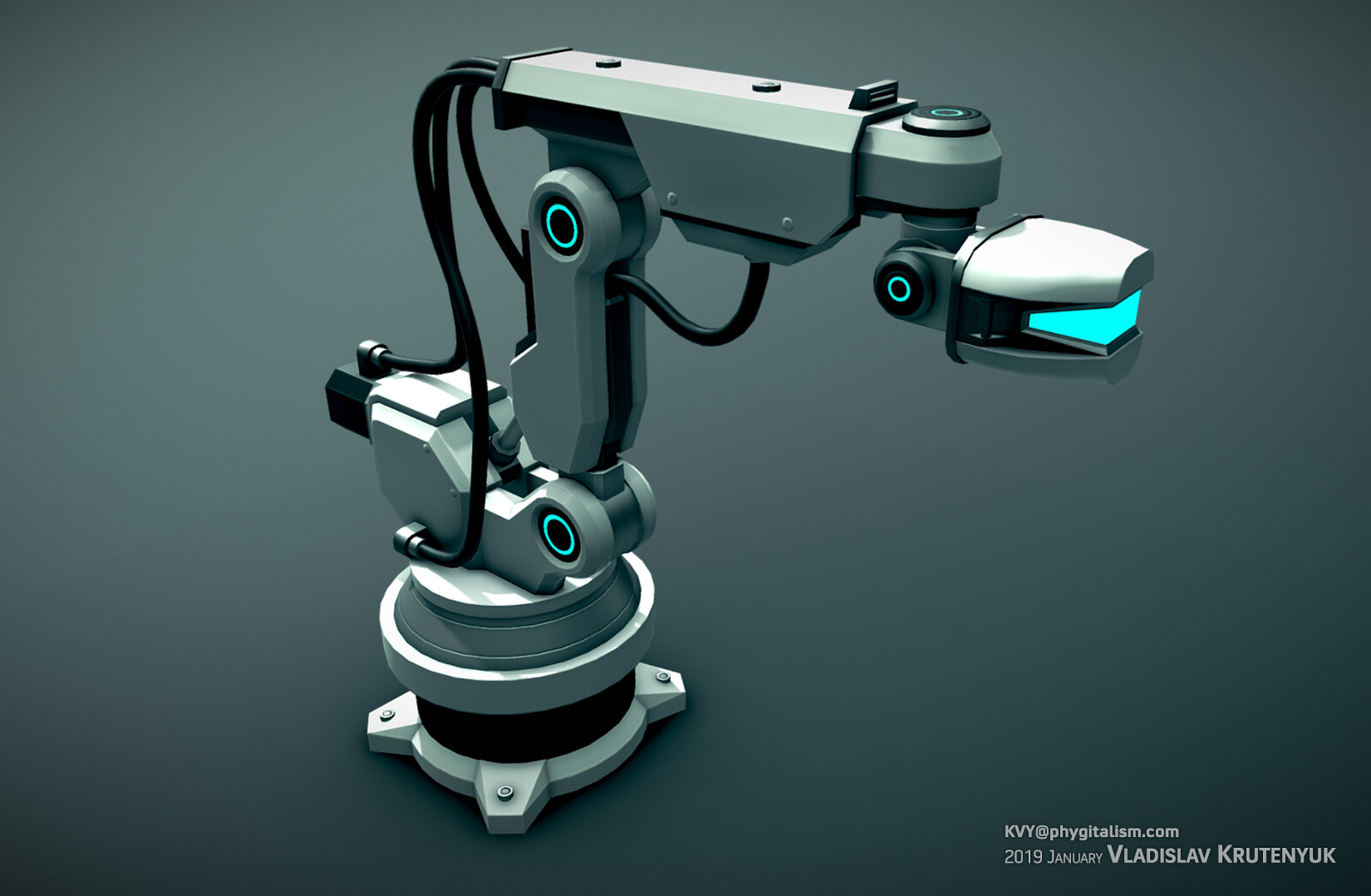 Vlad Krutenyuk - MACHINE-VISION ROBOTIC ARM