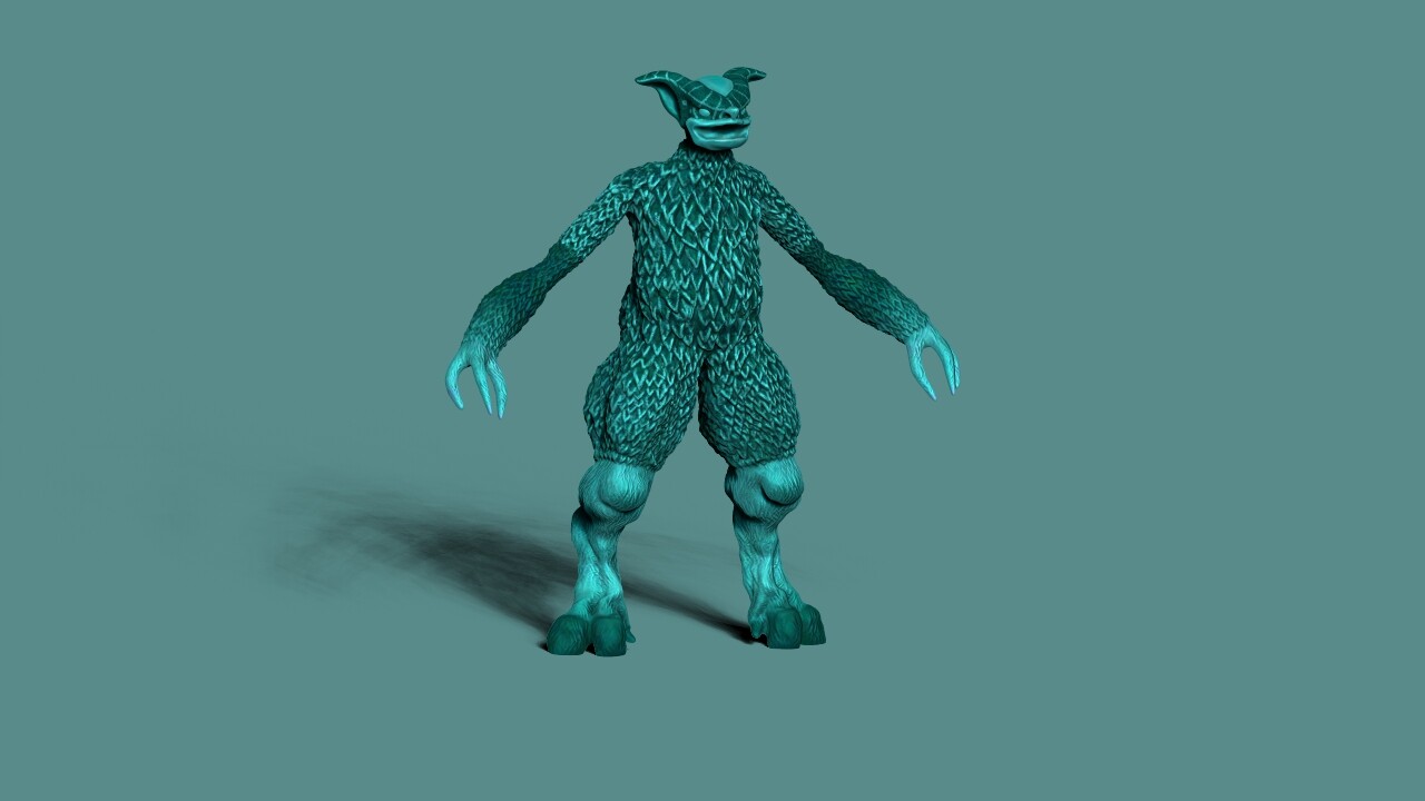 ArtStation - Blue Creature