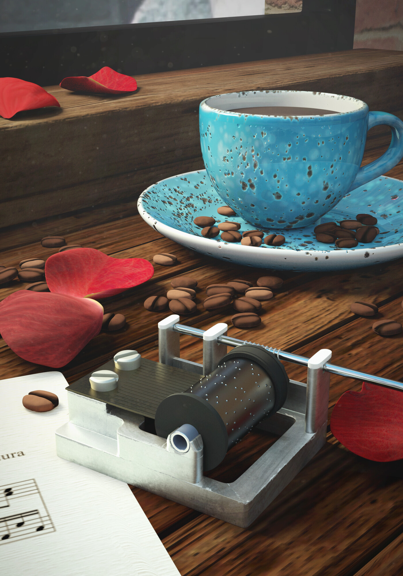 ArtStation - Music Box and Coffee