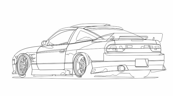 Tyler Mander - Origin Labs Custom 180SX (Commission)