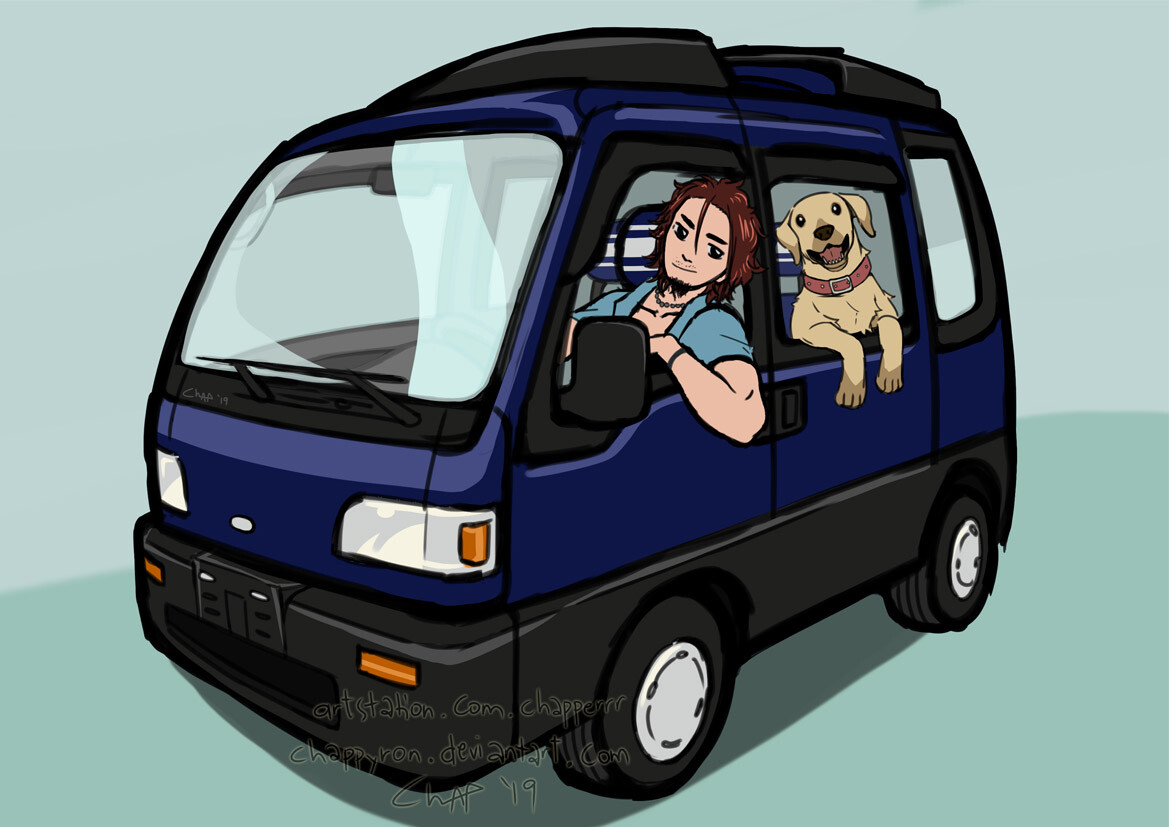 ArtStation - Banban's Van with Bunbuns!