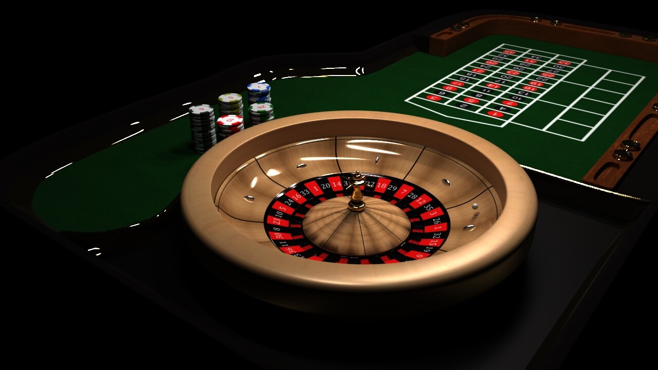 ArtStation - Roulette Table