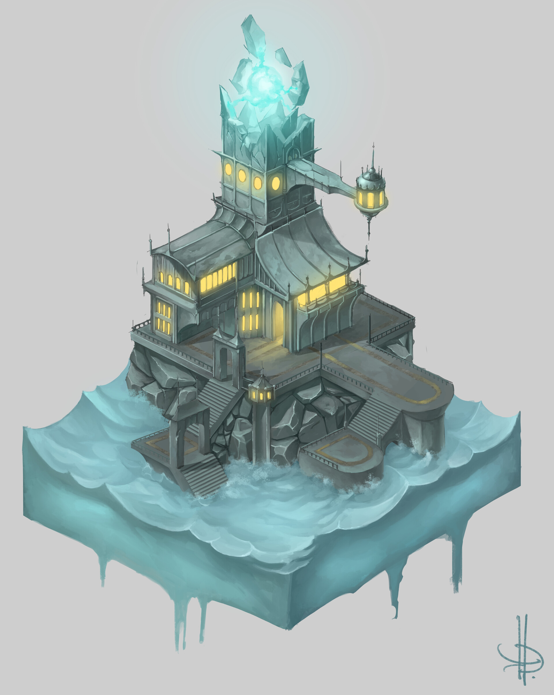 ArtStation - magic beacon