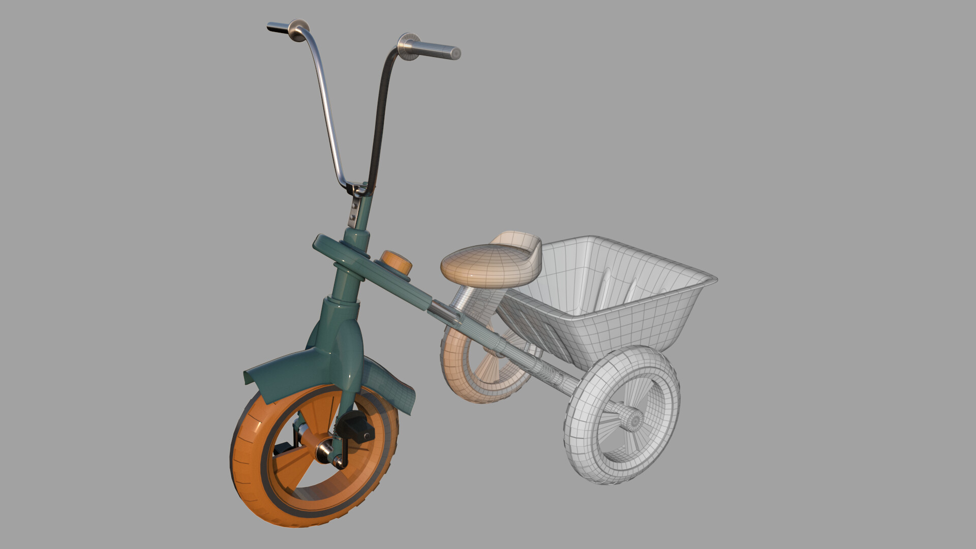ArtStation - Tricycle Modeling - 1st Year ESMA