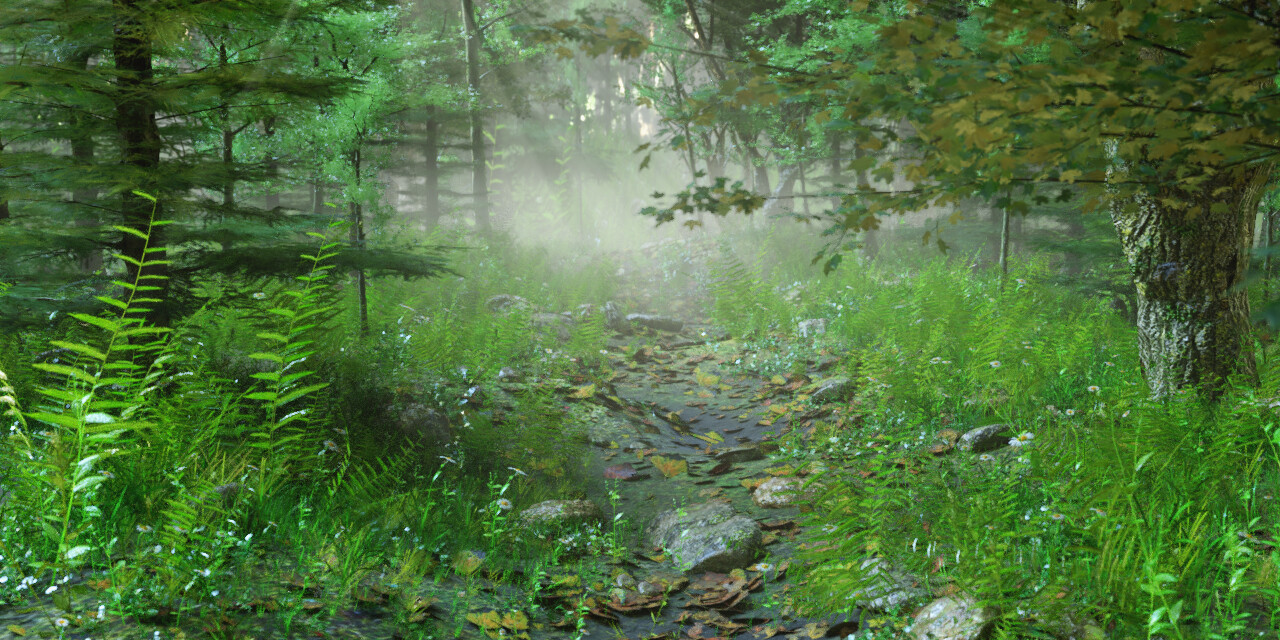 ArtStation - Forest scene