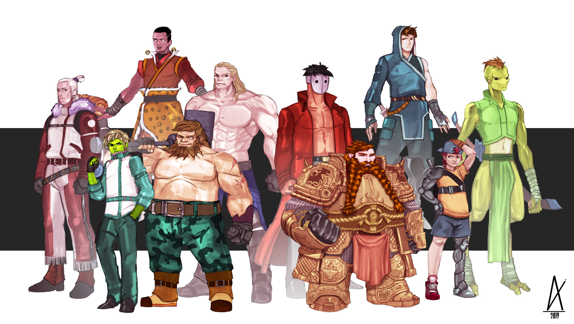 ArtStation - Variations_Male Character Concept