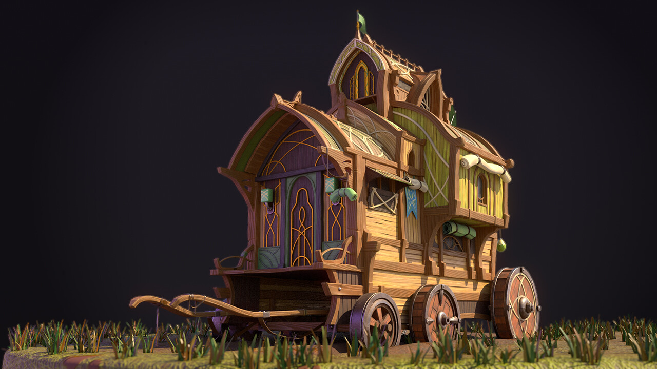 ArtStation - Elf Wagon