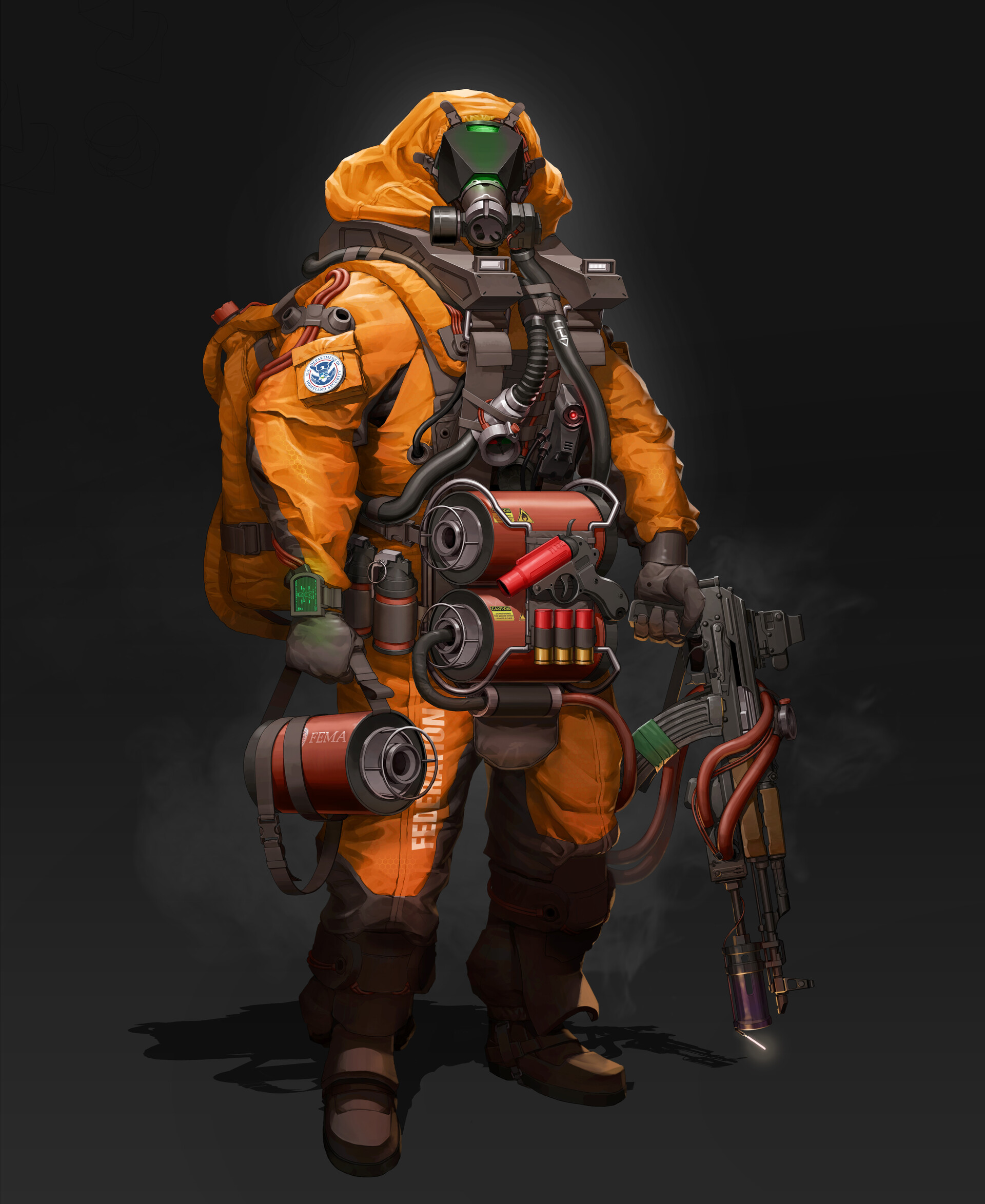 ArtStation - Flamethrower Concept