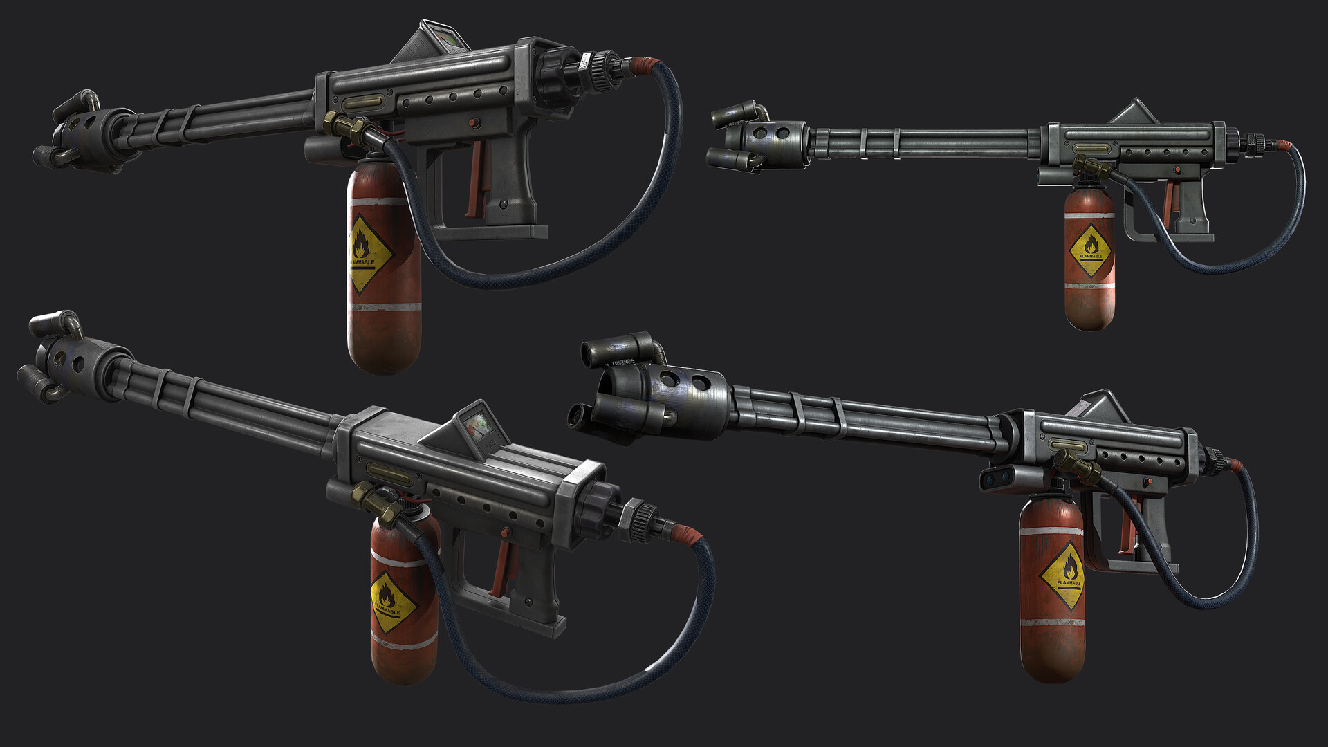 Thomas Butters - Military Flamethrower - Rust