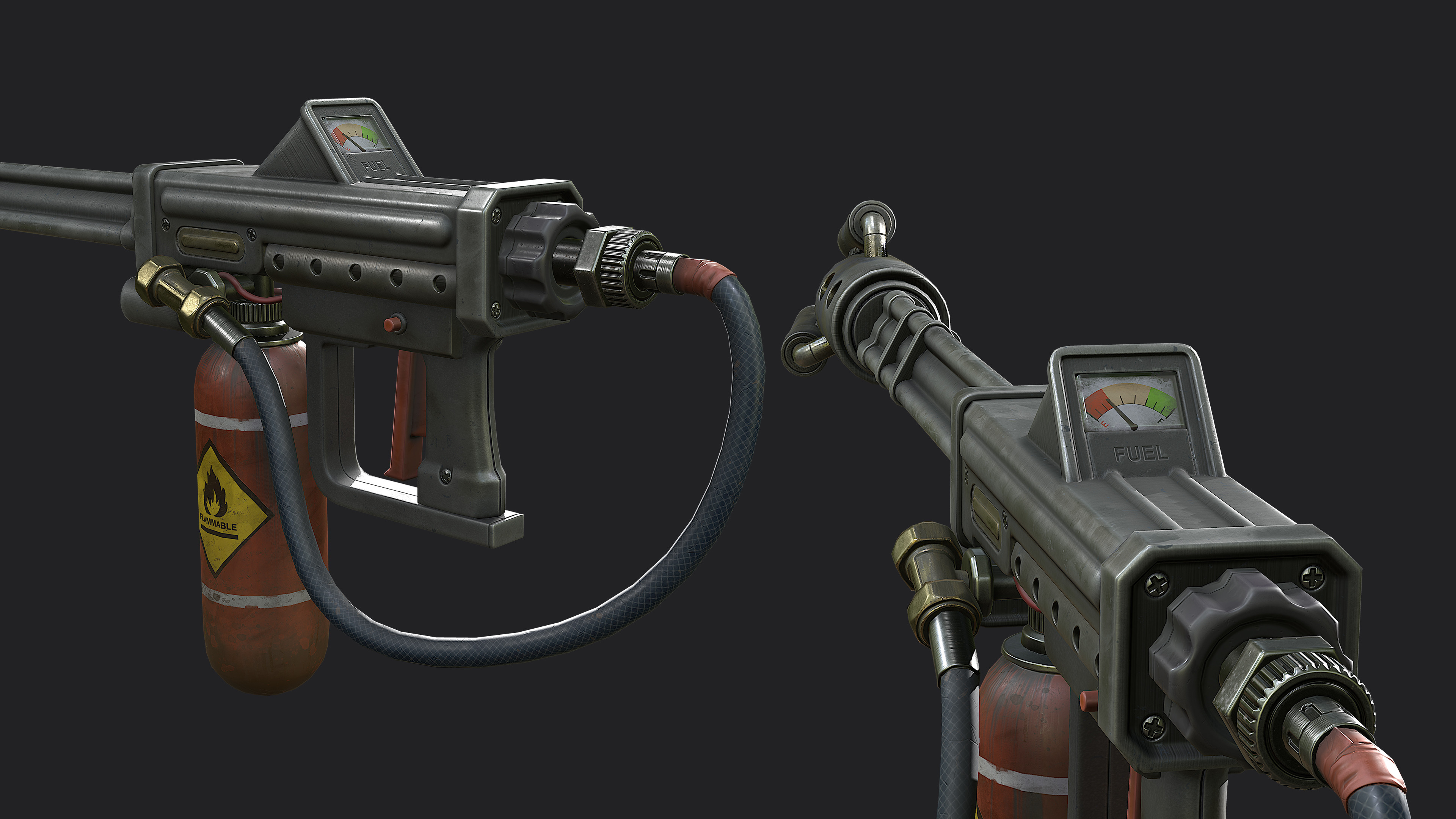 Thomas Butters - Military Flamethrower - Rust