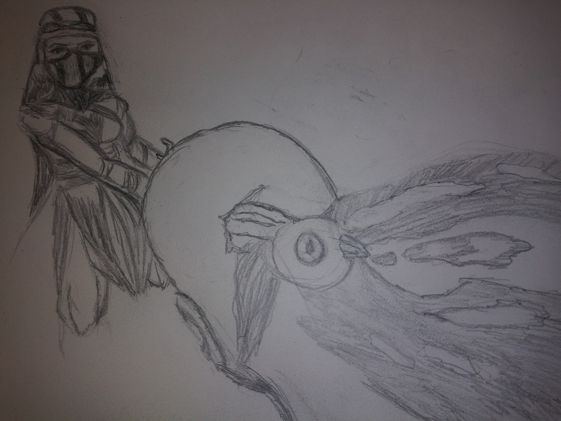 ArtStation - Unfinished drawing of Skarlet from mk11 fatality