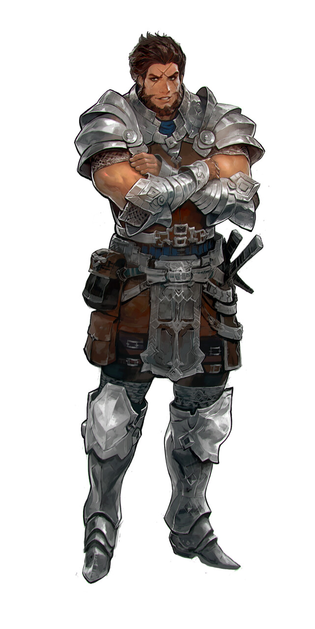 ArtStation - Deputy Chief of the local mercenary guild