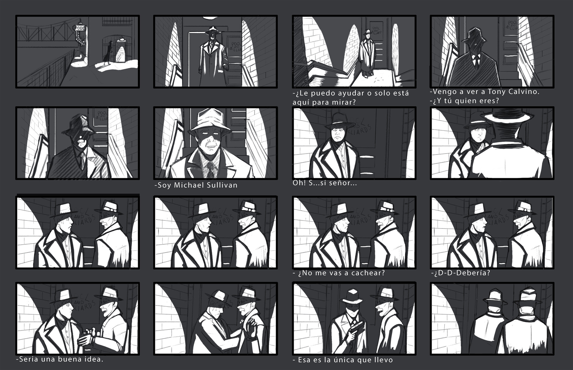 ArtStation - Storyboard: Light study