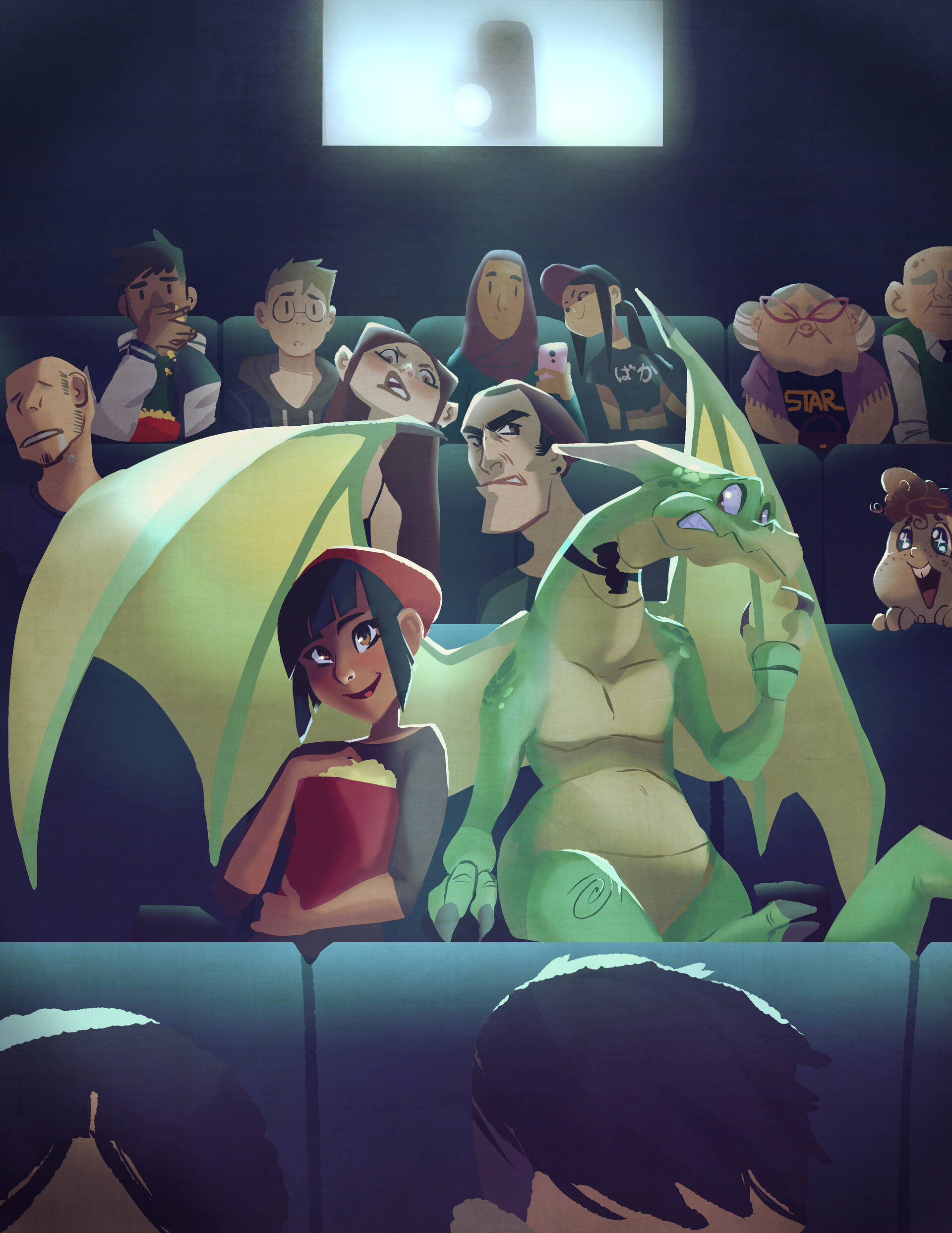 ArtStation - Edward's First Date (Commission)