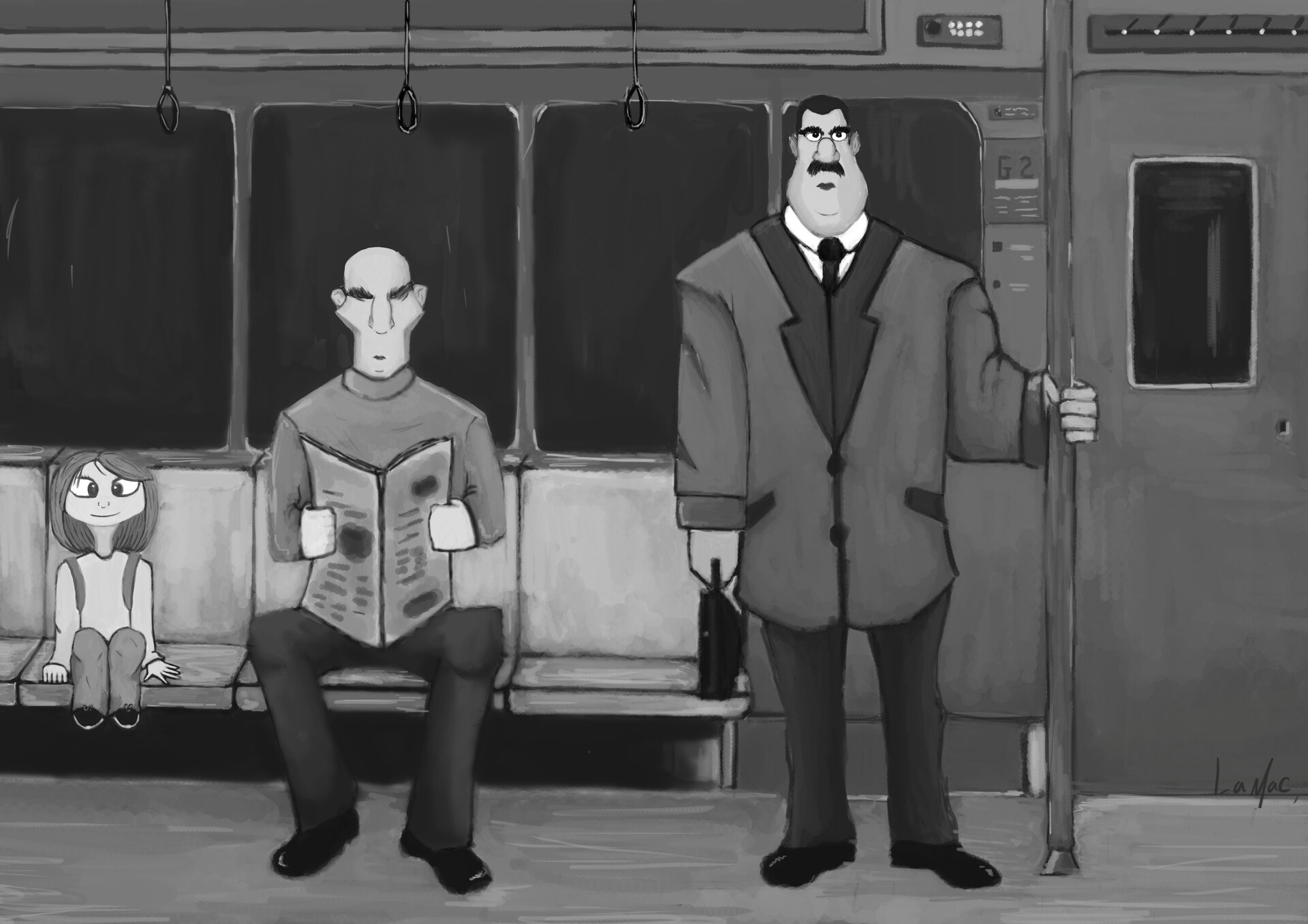 ArtStation - Cartoon Subway
