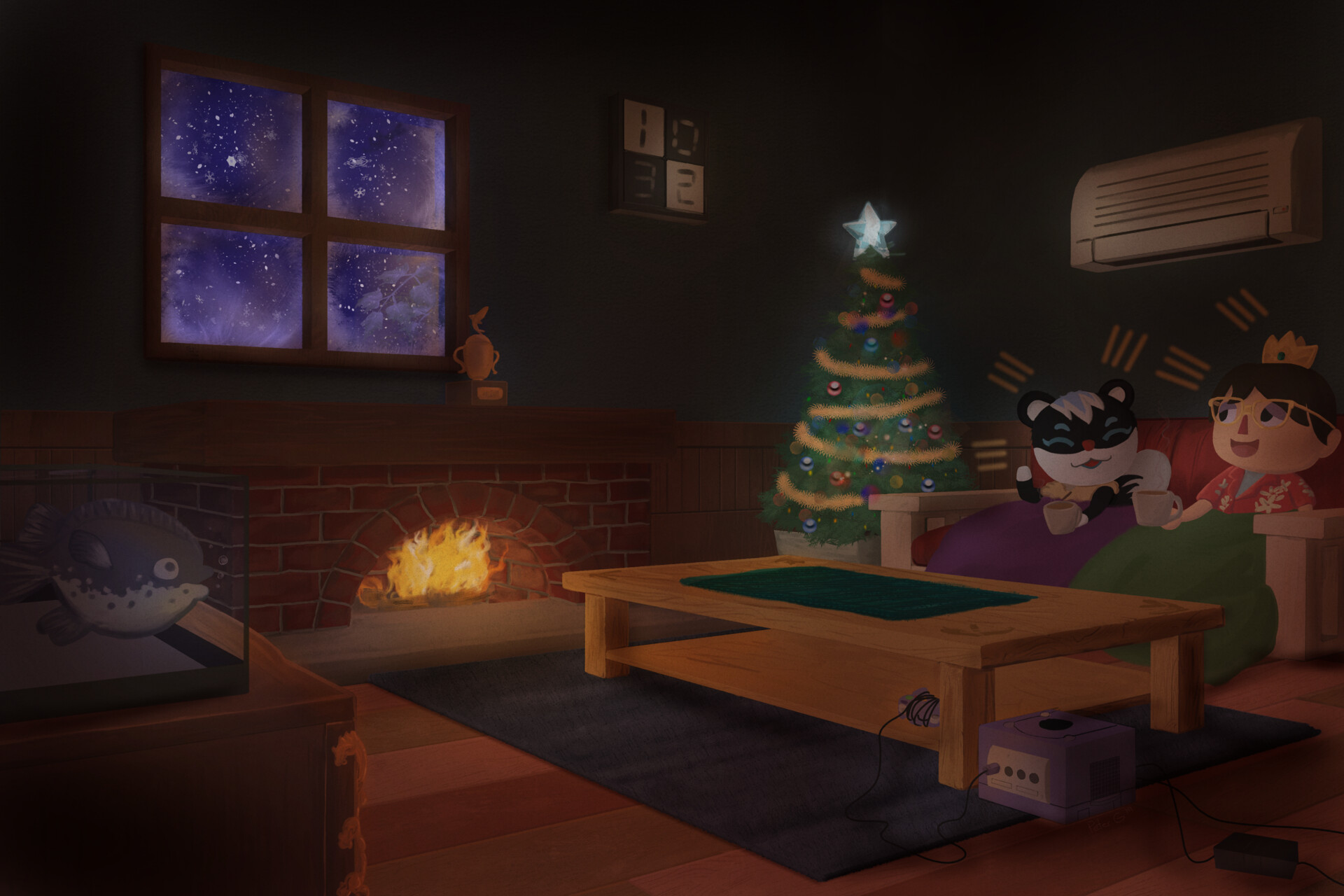 ArtStation - Animal Crossing Winter