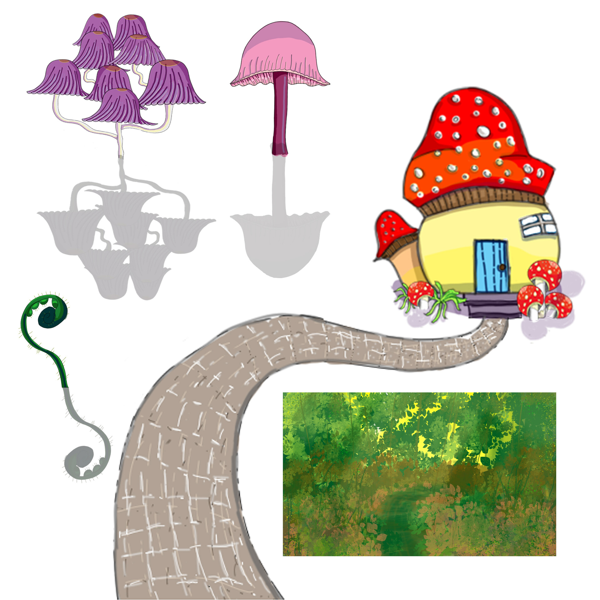 Rose Lewis - Mushroom Forest