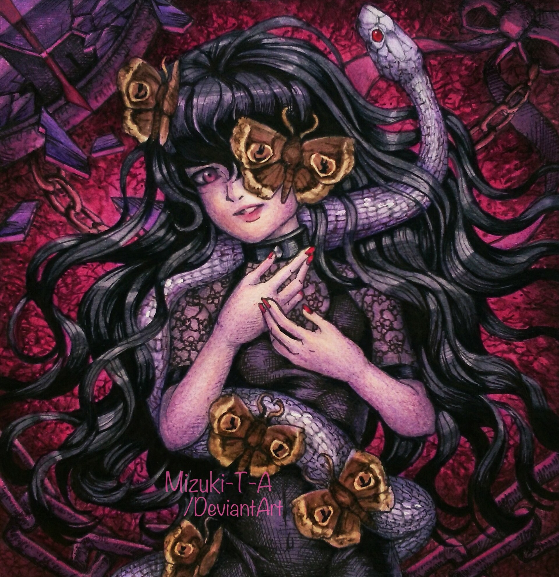 Mizuki- T-A - Original art / cursed girl