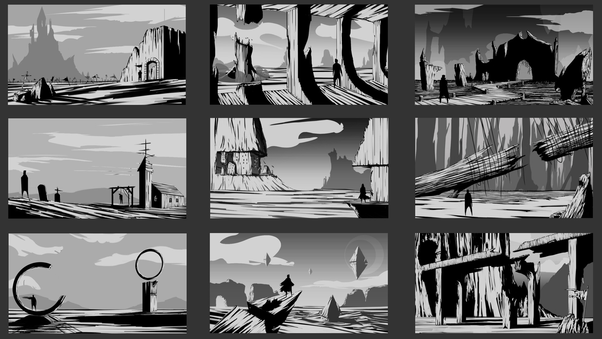 ArtStation - Thumbnail Sketches #2