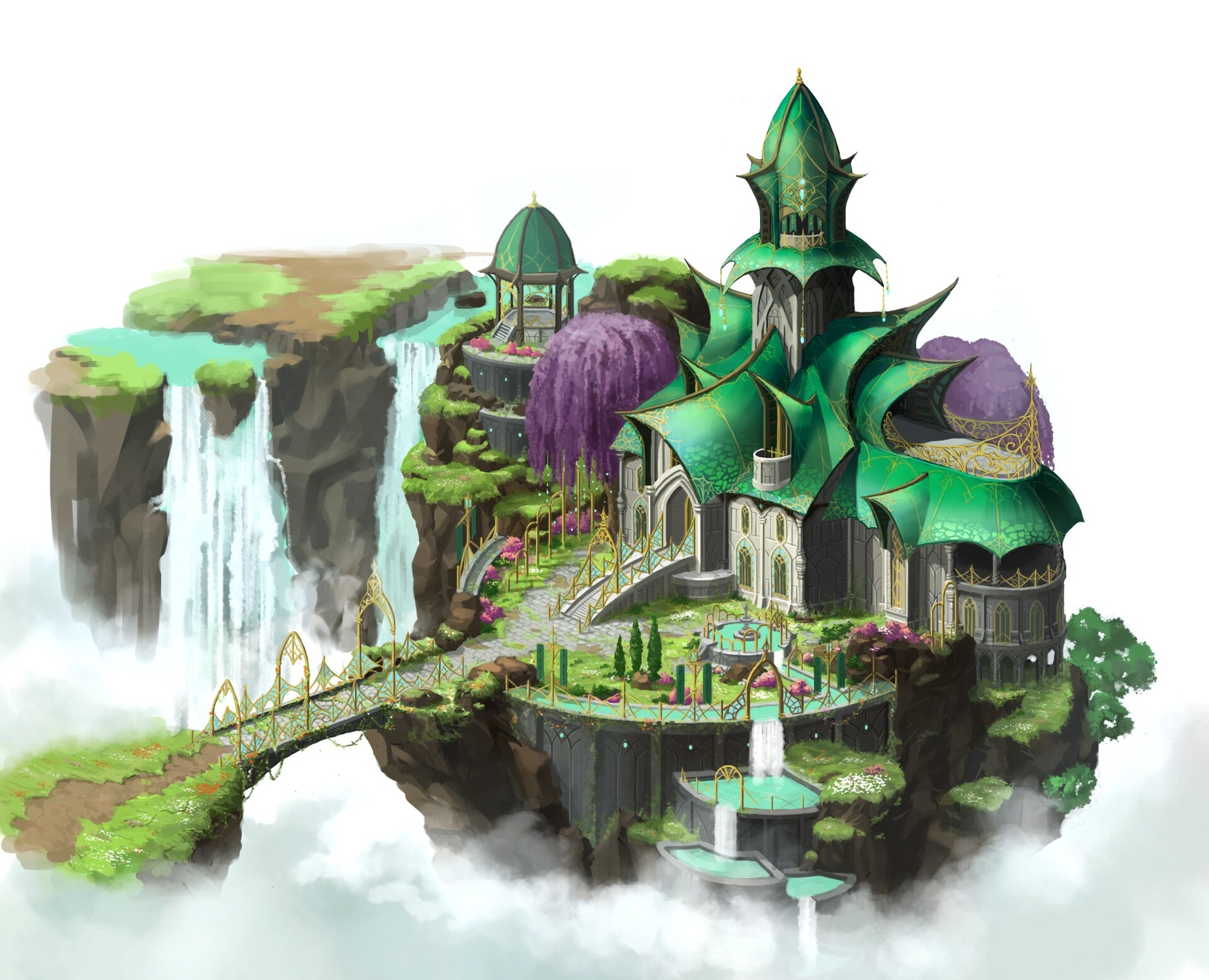 ArtStation - Elf House