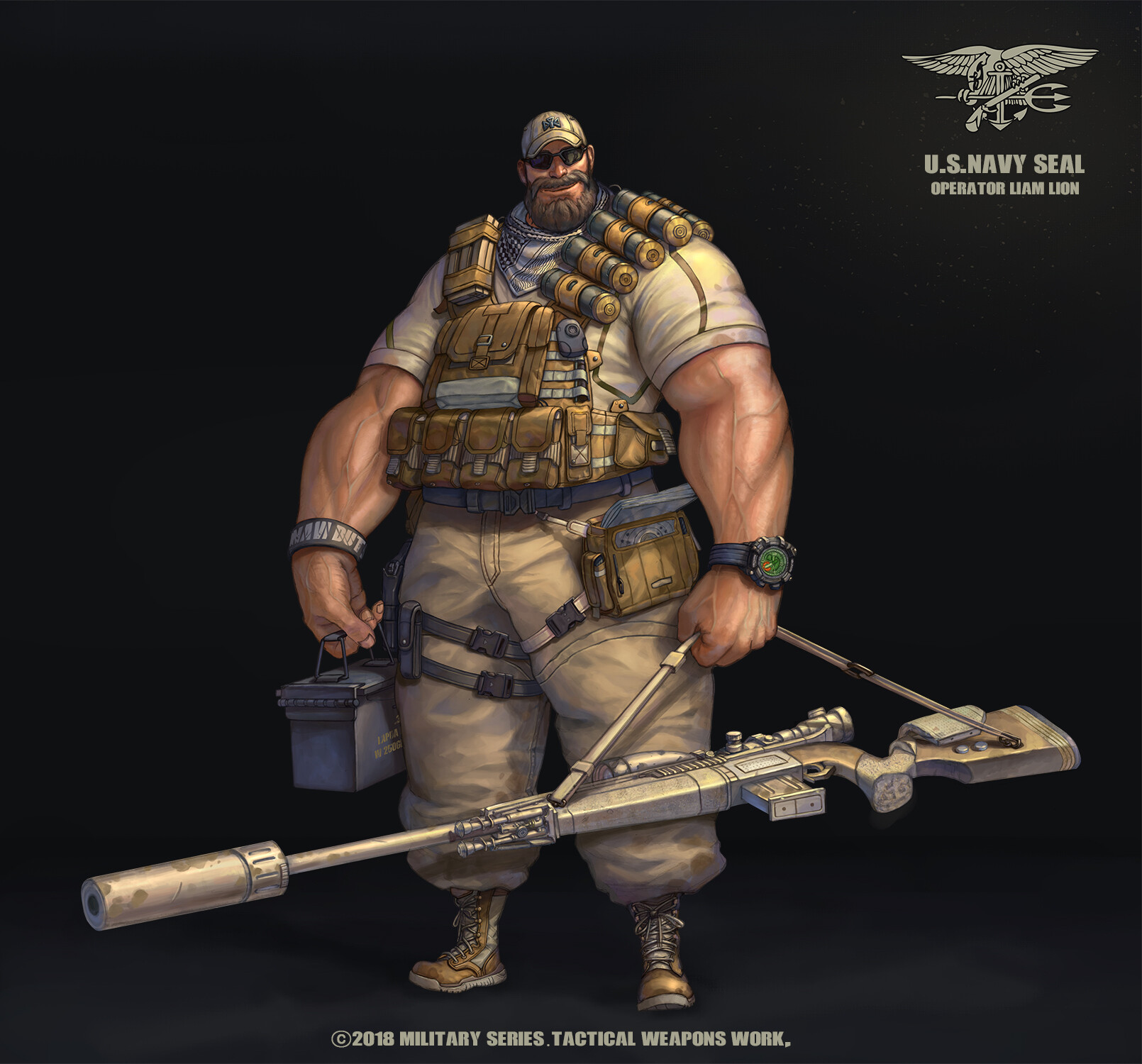 ArtStation - Navy seal series 1 - Liam lion